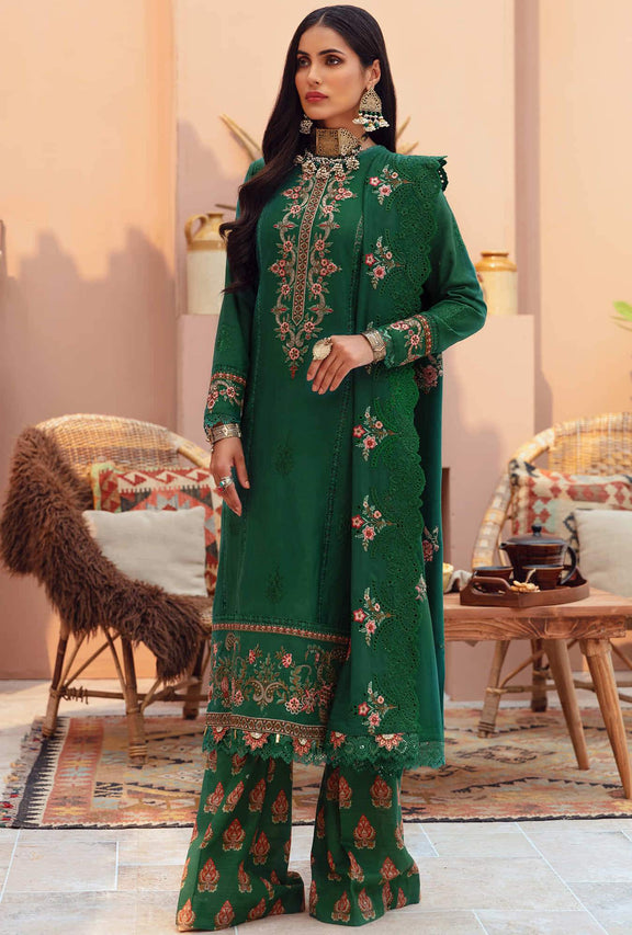 D3- Basil-Green – Noor By Saadia Asad